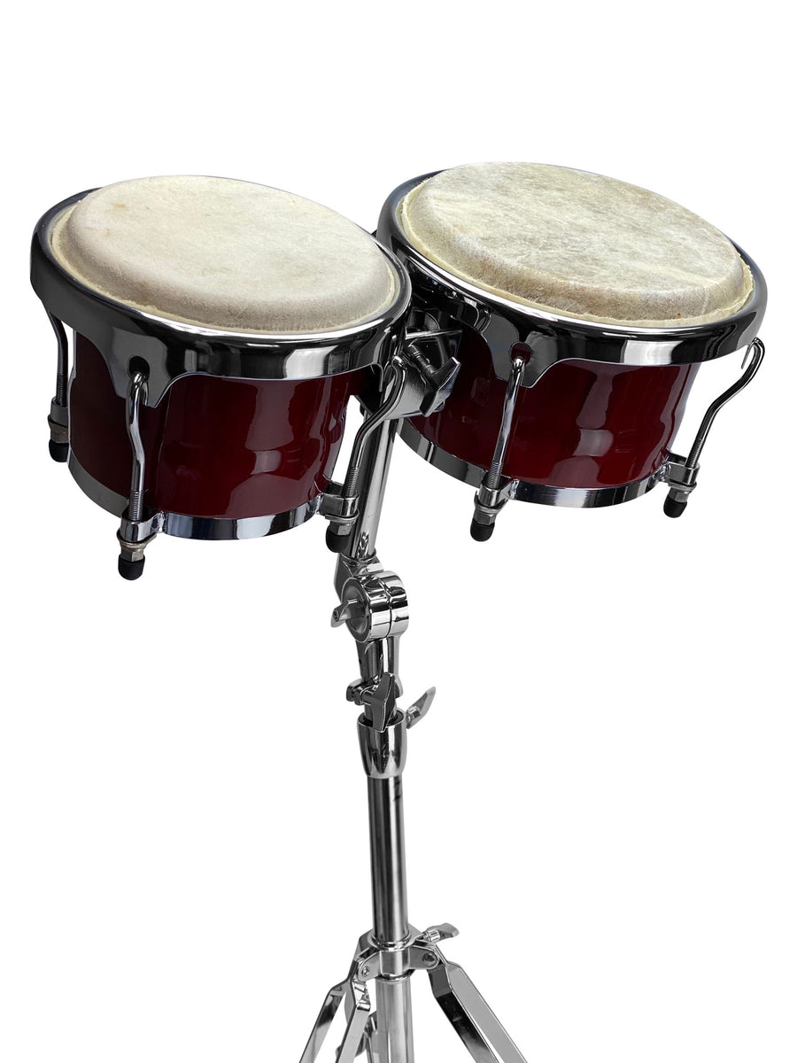 Zenison Heavy Suty Bongo Stand Double Braced Adjustable 4' Bongo Stand